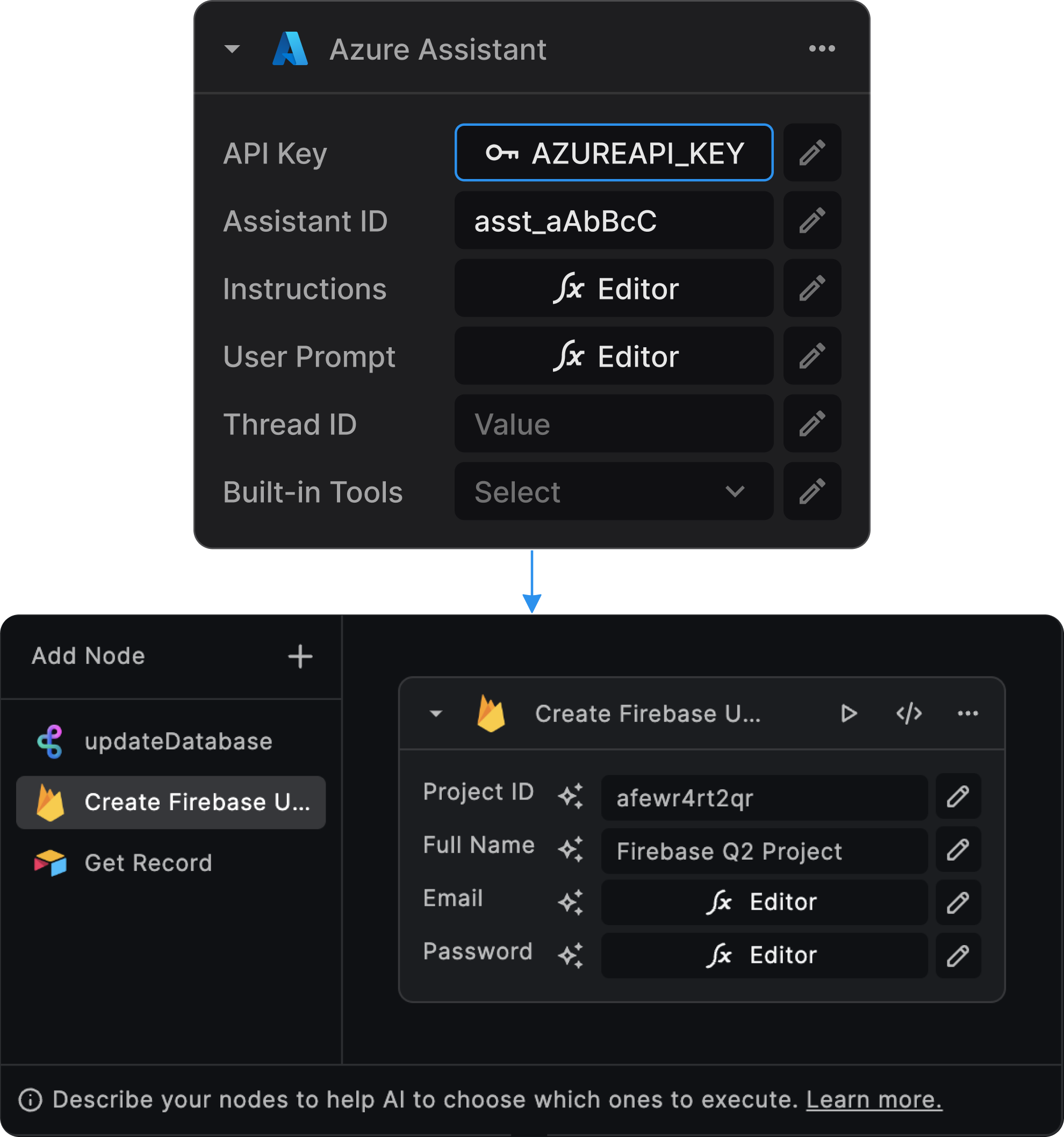 No-code AI Assistant Builder - Use Models like OpenAI, Claude 3 and Azure